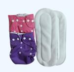 Buy Maalove Adjustable Washable Reusable Baby Cloth Diapers Purple and ...