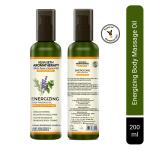 Buy Keya Seth Aromatherapy Energizing Body Massage Oil for Men, Reduce ...