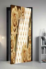 Buy Qth Floral Dor-2892 Design Door Sticker Online at Best Prices in ...