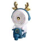 Buy Bs Spy Mini Fan Handheld Pocket Size Fan USB Scooter Rider Blue ...