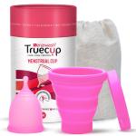 Buy Senziwash Truecup Reusable Medium Menstrual Cup & Sterilizer Cup Care Kit | Period Care ...