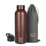 Buy 360.Love Stainless Steel Teak Pro Fridge Water bottle 1Ltr comes ...