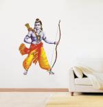 Buy Decor Villa Lord Ram Wall Sticker & Decal (PVC Vinyl,Size-58 Cm X ...
