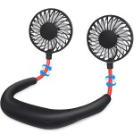Buy Biyanka USB Rechargeable Portable Neck Fan with 2 360 Degree ...