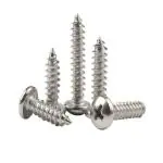 Buy RELY (Pcs-100) 8x38mm Pan Philips Head Self Tapping Screws Nickel ...