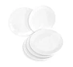 Buy Mehul Melamine Half Plates Set, Snack Plates, Side Plates, Quarter ...