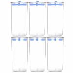 Buy Home Pro Blue Plastic Unbreakable Storage Container 500ml (Pack of ...