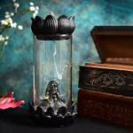 Buy Ghar Saaz Polyresin Adiyogi Fog Smoke Glass Backflow Incence Burner ...