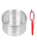 Buy Wofier Aluminium Round Shape Cake Mould With Plastic Tea Strainer ...