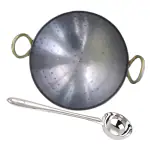 Buy SHINI LIFESTYLE Iron Kadhai, Loha kadai for Cooking and Deep Frying ...