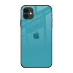 Buy Qrioh Oceanic Turquiose Glass Case for Apple iPhone 12 Online at ...