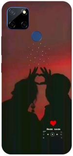 Buy GOLDALPHA Black, Maroon Plastic Back Cover For Realme C25 Online at ...