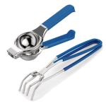 Buy Finality Blue, Silver Stainless Steel, Pvc Tong Pakkad With Lemon ...