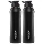 Buy AQUENCH RUSH Pro Set of 2 (Black) 1L Stainless Steel Colored Fridge ...