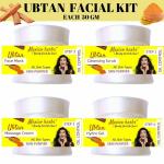 Buy Mexico herbs Ubtan Facial Kit For Glowing Skin, Tan Removal With Haldi & Chandan, (set of 4 ...