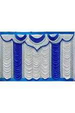Buy Ayushkacrafts Blue and White Sidewall Parda Decoration Online at ...