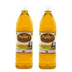 Buy TOPALE'S Premium Wooden cold Pressed Sunflower Oil pack of 2 each ...