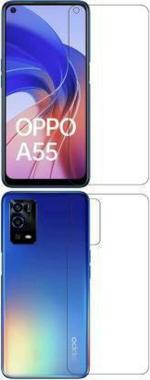 Buy RUNEECH Oppo A55 4G Transparent Scratch Resistant Mobile Screen ...