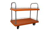 Buy SRP 2 Layer Plastic Platform Stainless Steel Border Trolley 300kg ...
