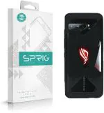 Buy Sprig TPU Matte Black Back Cover For Asus Rog 3 Online at Best ...