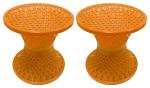 Buy Kuber Industries Mesh Design Both Sided Plastic Sitting Stool For ...