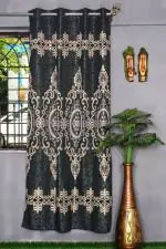 Buy Parda Online Damas Design, Grey Jacquard Damas Eyelet Art Window ...