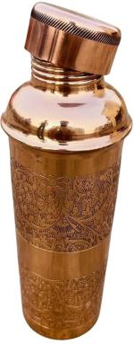 Buy KUVI Enterprises Handcrafted Copper Water Bottle - 800 ml Online at ...