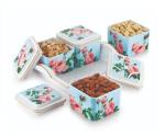 Buy MOLTRES - Florence_4 Floral Printed Dry Fruit Container Set (4 Air ...
