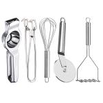 Buy DreamBasket Lemon Squeezer & Pakkad & Egg Whisk & Pizza Cutter ...