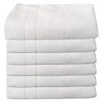 Buy Milap White Hand Towels Set of 6 Online at Best Prices in India ...
