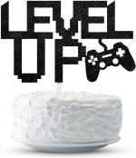 Buy Zyozique Level Up Cake Topper Video Game Party Cake Decoration ...