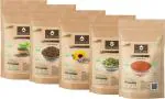 Buy Tamransh Vedicine Chia , Pumpkin, Sunflower, Flax, Halim Seeds, 100 ...