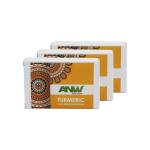 Buy Anw Skin Care Turmeric Handmade Cgh Solid Soap Bar (Pack Of 3 ...