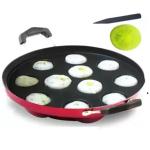 Buy MITHALI Aluminium Appam Patra Patri Pan 23 cm diameter with Lid 1 L ...