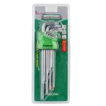 Buy HANBON 651302 TORX HEX KEY 9PCS EXTRA LONG Allen Key Set Online at ...