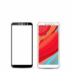 Buy TECHSHIELD Redmi Y2 Black Tempered Glass Bubble Proof Screen ...