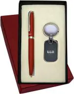 Buy UJJi 2in1 Set in Matte Orange Color Ball Point Pen and Keychain ...