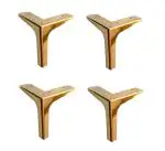 Buy Fascination Gold Metal T Shape Sofa Leg, 5 Inch (Set Of 4) Online ...