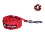 Buy PETS LIKE Dog Polyester Leash Red Color (20mm) Leash for Dogs ...