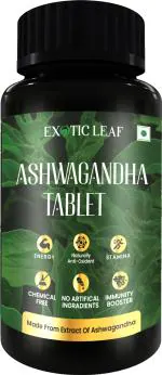 Buy EXOTIC LEAF Ashwagandha Tablet General Wellness Ayush Approved ...