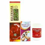 Buy Herbshd Kulekhara Tonic 450ml & Blood Vigour 30 Capsule & Health ...
