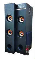 Buy Mintronics MI-1001 Multimedia Home DJ Double Tower 24 inch Height with 5.25 inch(Black ...