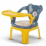 Buy Baybee Blue Plastic Baby Chair for Kids Study Table Chair with ...