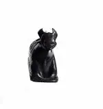 Buy NAVYAKSH Pure Black Marble Stone Nandi Pindi Idol Showpiece for ...