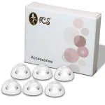 Buy FCS Pack of 6 Click Dome for Siemens RIC Hearing Instrument (10 mm ...