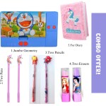 Buy NEW EXTRAPOSH DOREMONY STATIONERY SET WITH CUTE UNICORN FUR DIARY ...