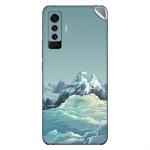 Buy GADGETSWRAP Printed Vinyl Skin Sticker for Vivo X50 - White ...