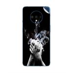 Buy GADGETSWRAP Printed Vinyl Skin Sticker for Oneplus 7T - Hand Smoke ...
