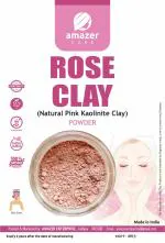 Buy AmazerCare Rose Clay Powder for Instant Glow Face Pack (Natural ...