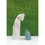 Buy LETS CATCH UPP Handcrafted Antique Finish Mouse & Cat Polyresin ...